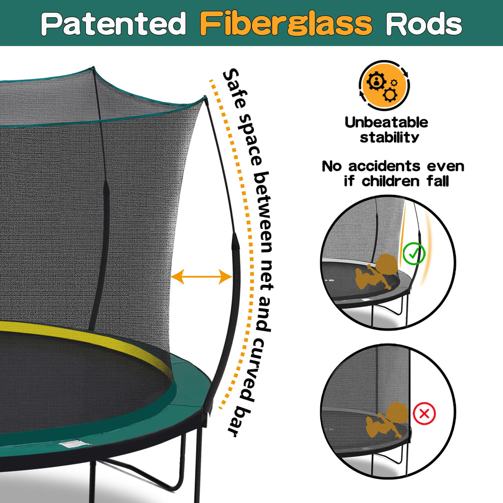 SkyBound Springless Trampoline - 8 FT – Bouncy Trampolines
