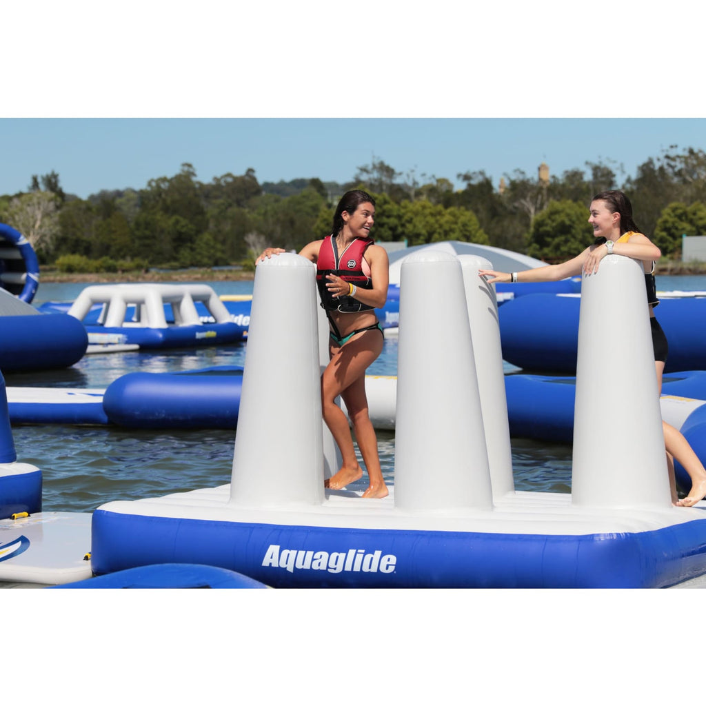 Bouncy Trampolines - Aquaglide Barricade Obstacle Course - 585219102