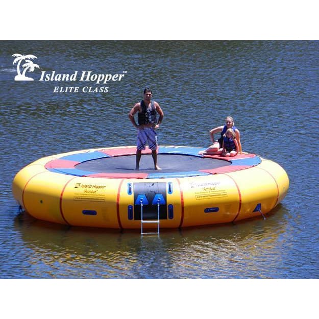 Bouncy Trampolines - Island Hopper 20’ Acrobat Water Trampoline - 20 ...