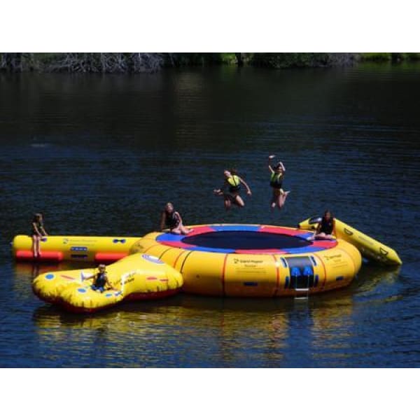 Bouncy Trampolines - Island Hopper 20’ Acrobat Water Trampoline - 20 ...