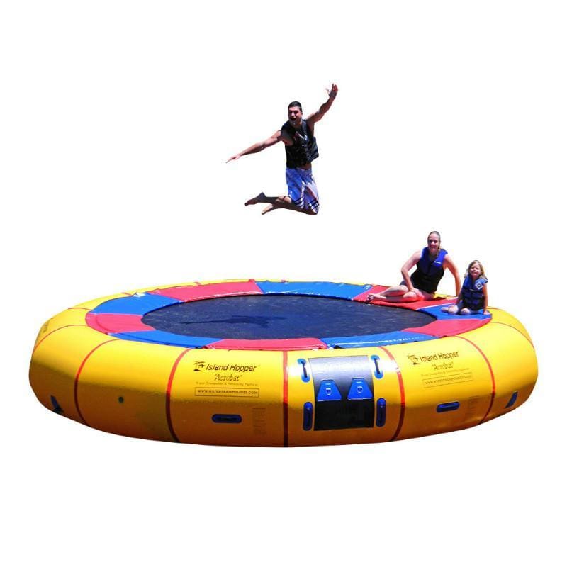 Bouncy Trampolines - Island Hopper 20’ Acrobat Water Trampoline - 20 ...